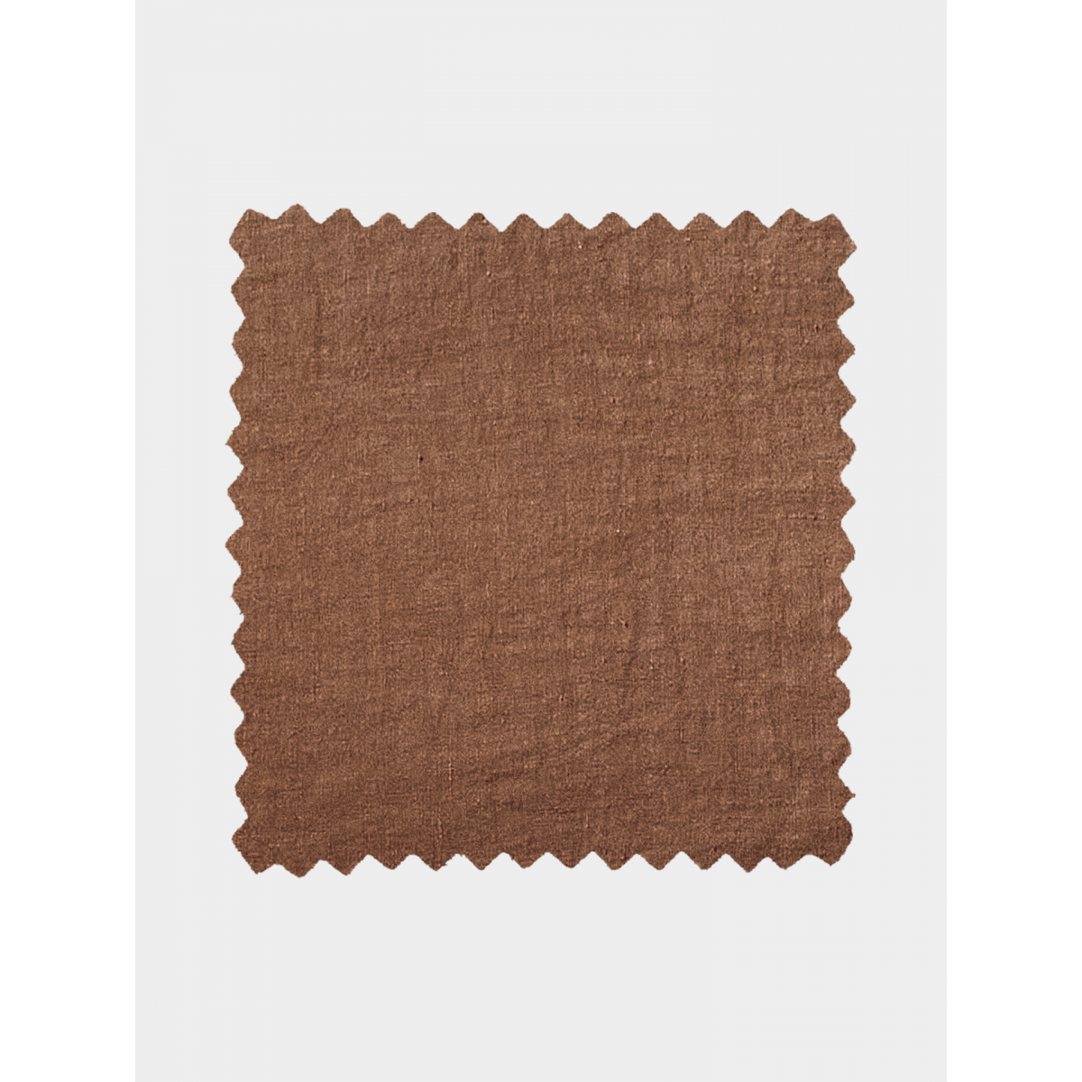 Linen Fabric Swatch in Brick - A-LINHO_Brick | Seeds Concept
